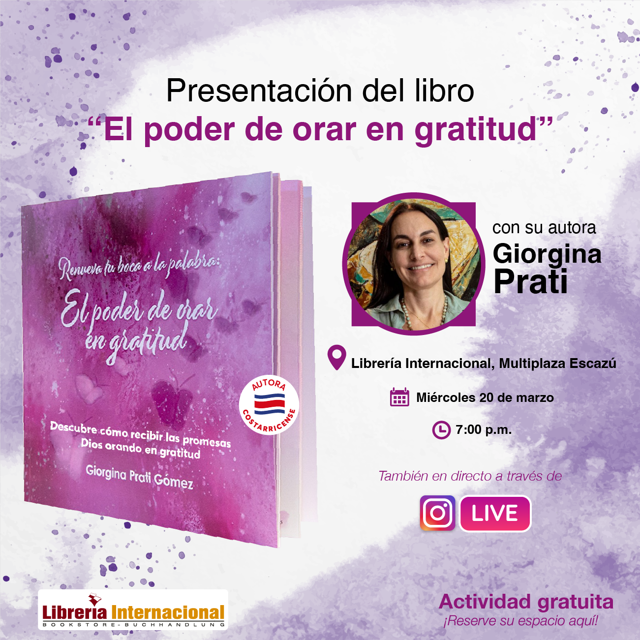 Evento poder de orar en gratitud Evento poder de orar en gratitud